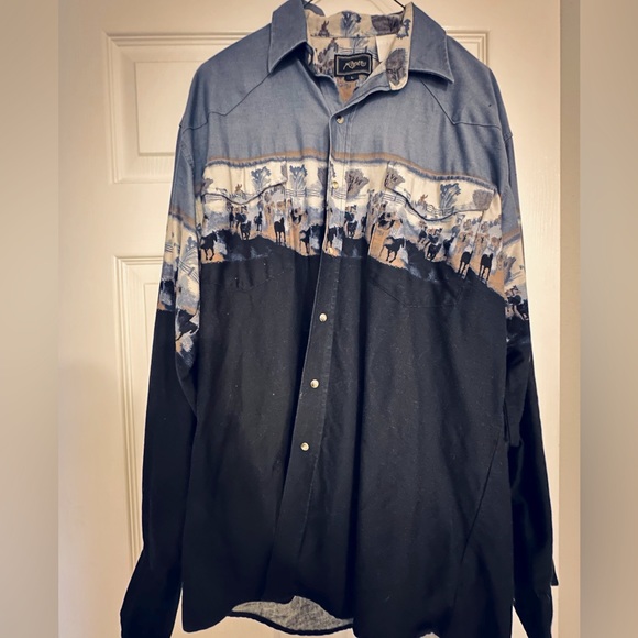 Shirts | Vintage Cowboy Buttonup | Poshmark